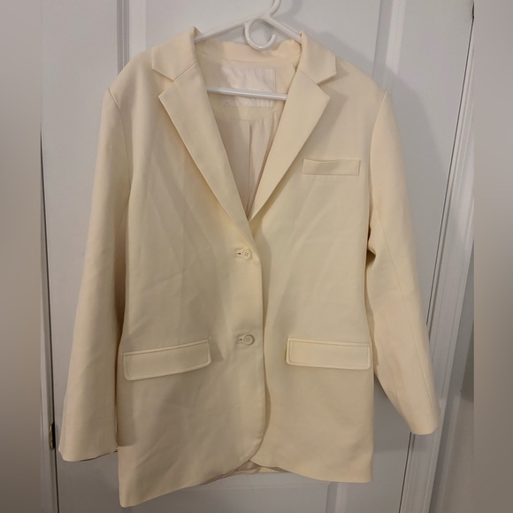 SIR the label | Jackets & Coats | Sir The Label Butter Yellow Oversized ...
